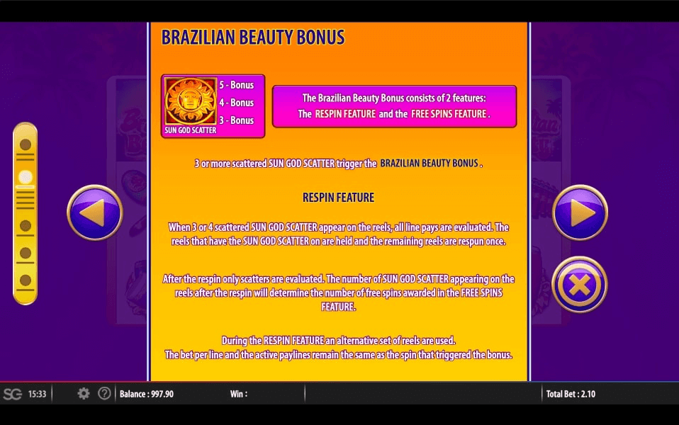 Brazilian Beauty Slot Machine Review | 96.03% RTP